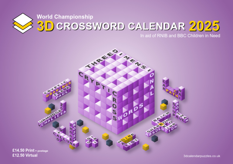 2025 Puzzles - 3D Calendar Puzzles
